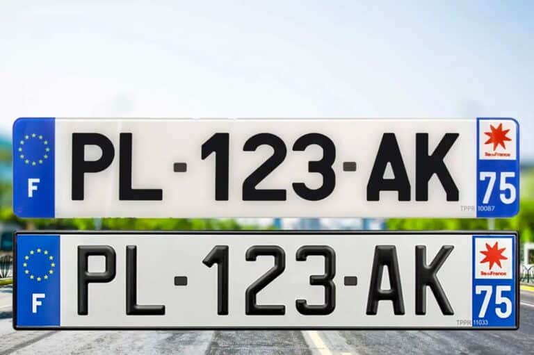 Les différentes options d'achat de plaques d'immatriculation en France ...